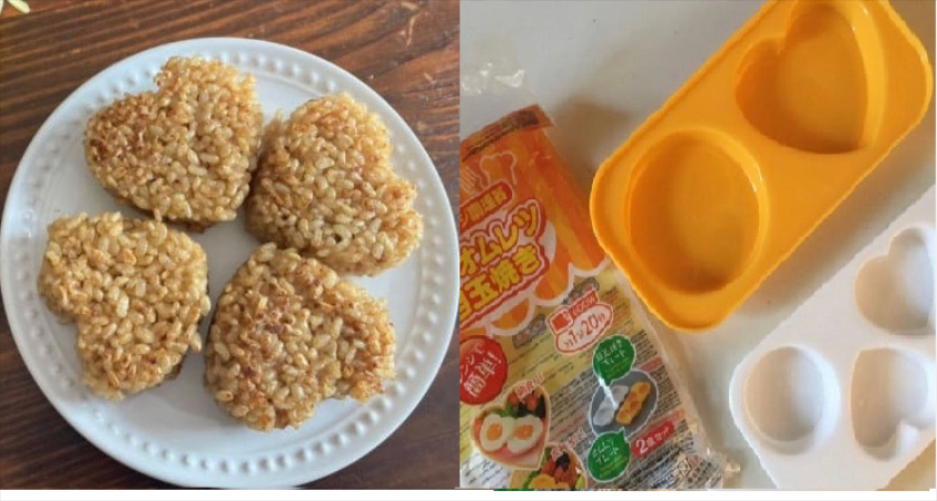 【じゃない使い方】ダイソーの「プチオムレツ目玉焼き」で「焼きおにぎり」が作れちゃった♪カリッと香ばし～♪ | 『あたらしい日日』 こんな時代の ...